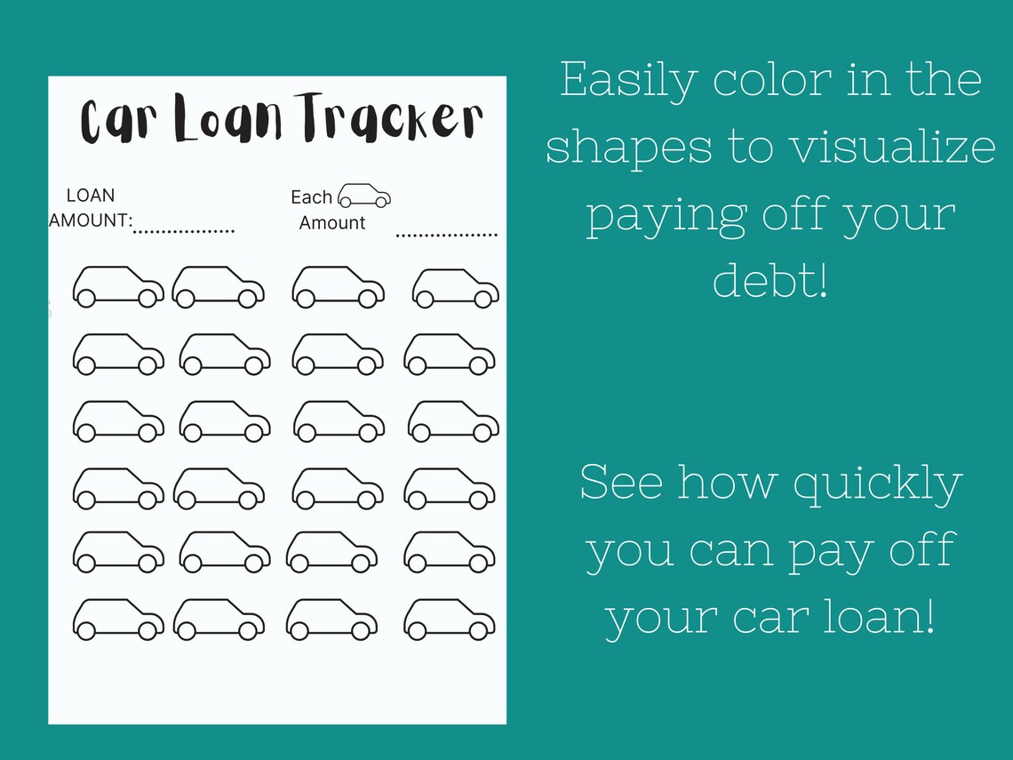 Car Loan Tracker | Debt Payoff Tracker | Debt Repayment | Debt Planner ...