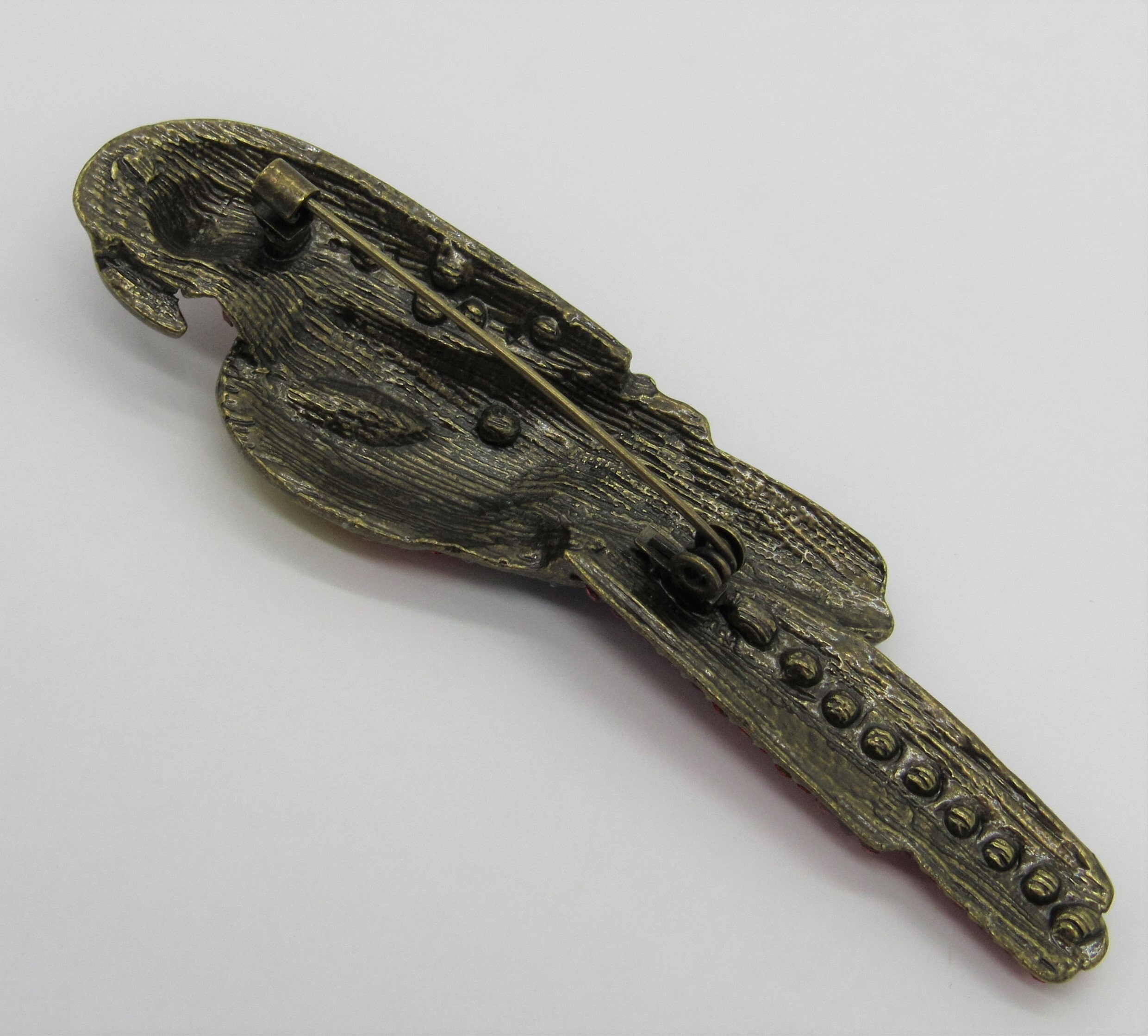 Art Deco Styled Multi Colored Pave Rhinestone Parrot Pin Brooch - Etsy