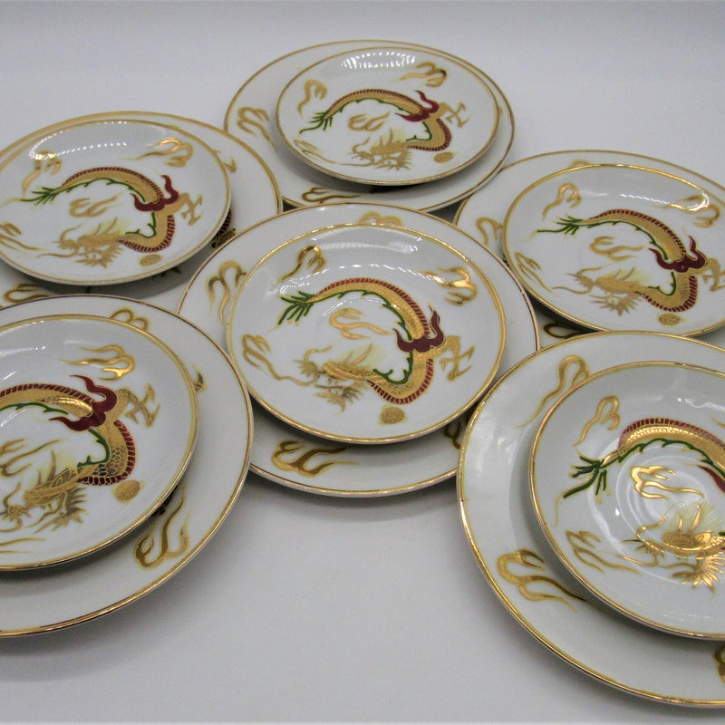 Dragon Plates - Etsy