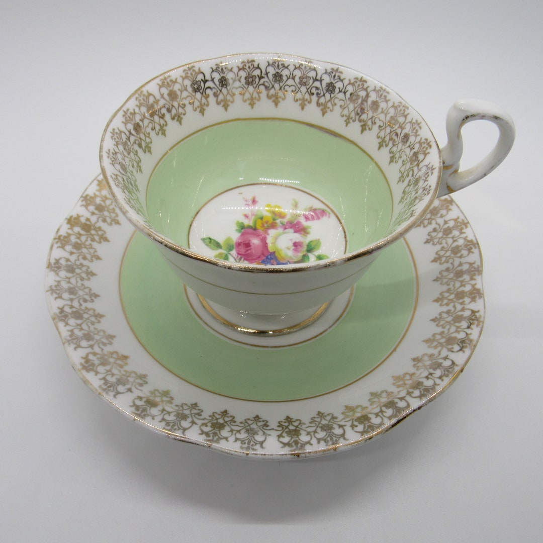 Royal Mayfair English Bone China Tea Cup and Saucer Pattern 9547 H - Etsy