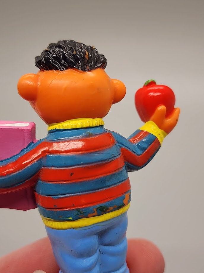 Vintage PVC Sesame Street Character Toy Figures Bert and - Etsy