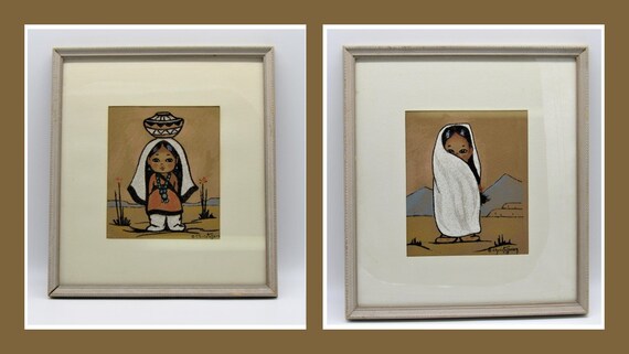 Vintage Gerda Christoffersen Signed 1960's Oodees Native - Etsy