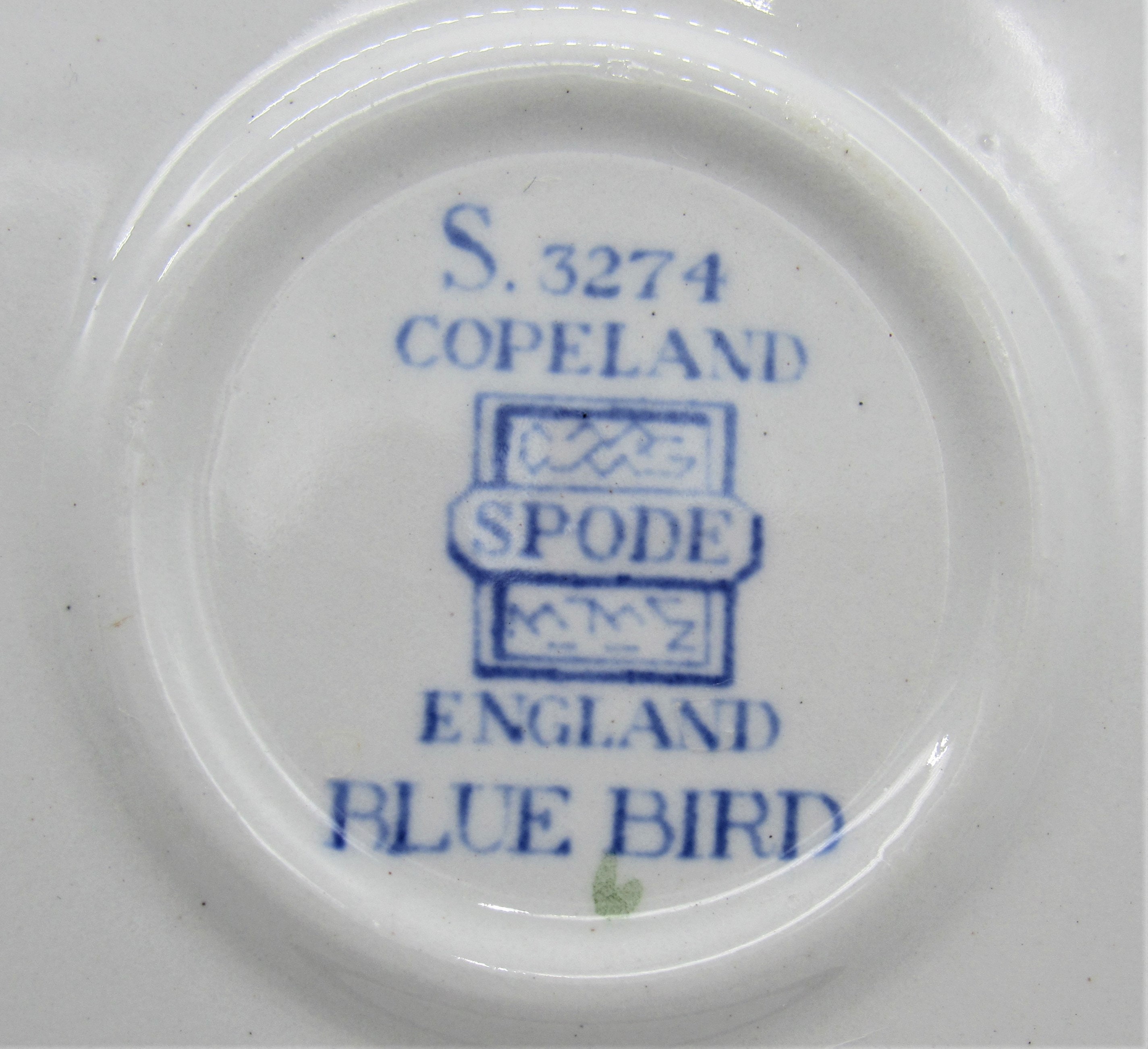 Vintage Copeland Spode England blue Bird Demitasse - Etsy