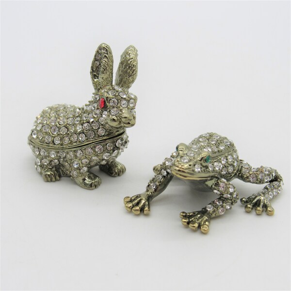 Jeweled Trinket Box - Etsy