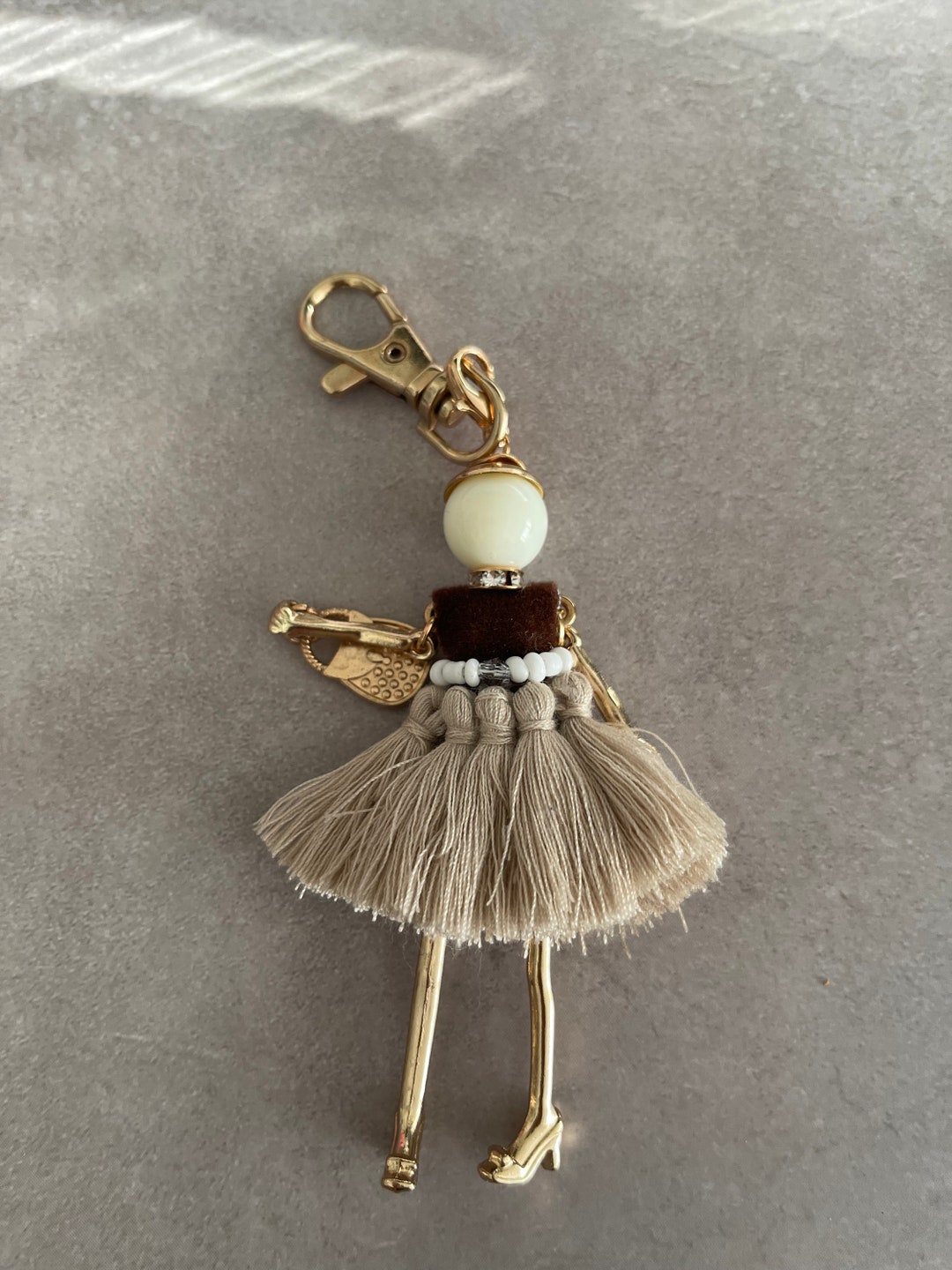 Handmade Doll Keychain | Bag Charm| Fashion | Bridesmaid| Gift | Mother ...