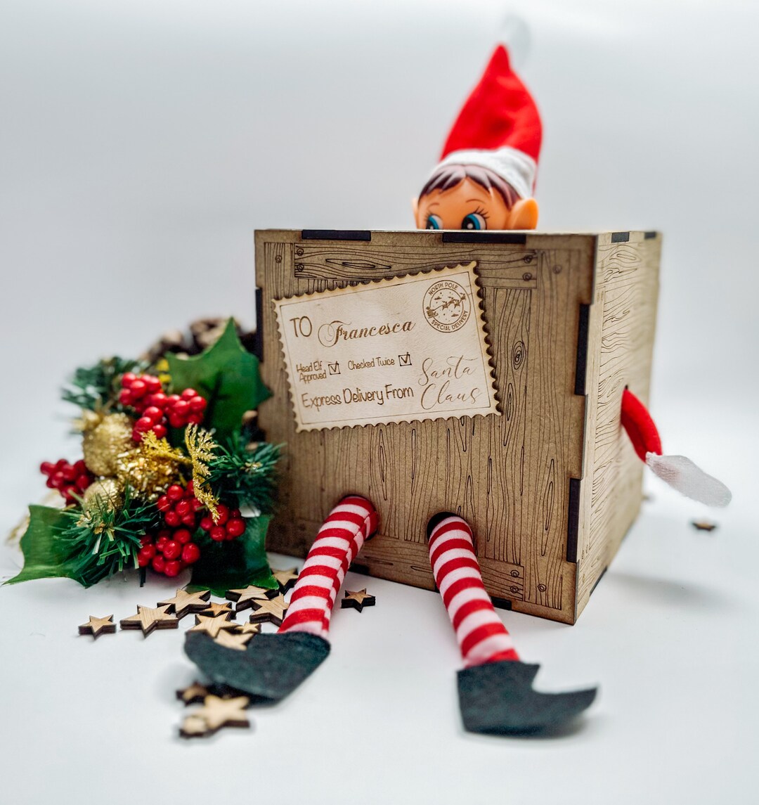 Personalised Elf Arrival Box: Special Elf Welcoming Package - Etsy UK