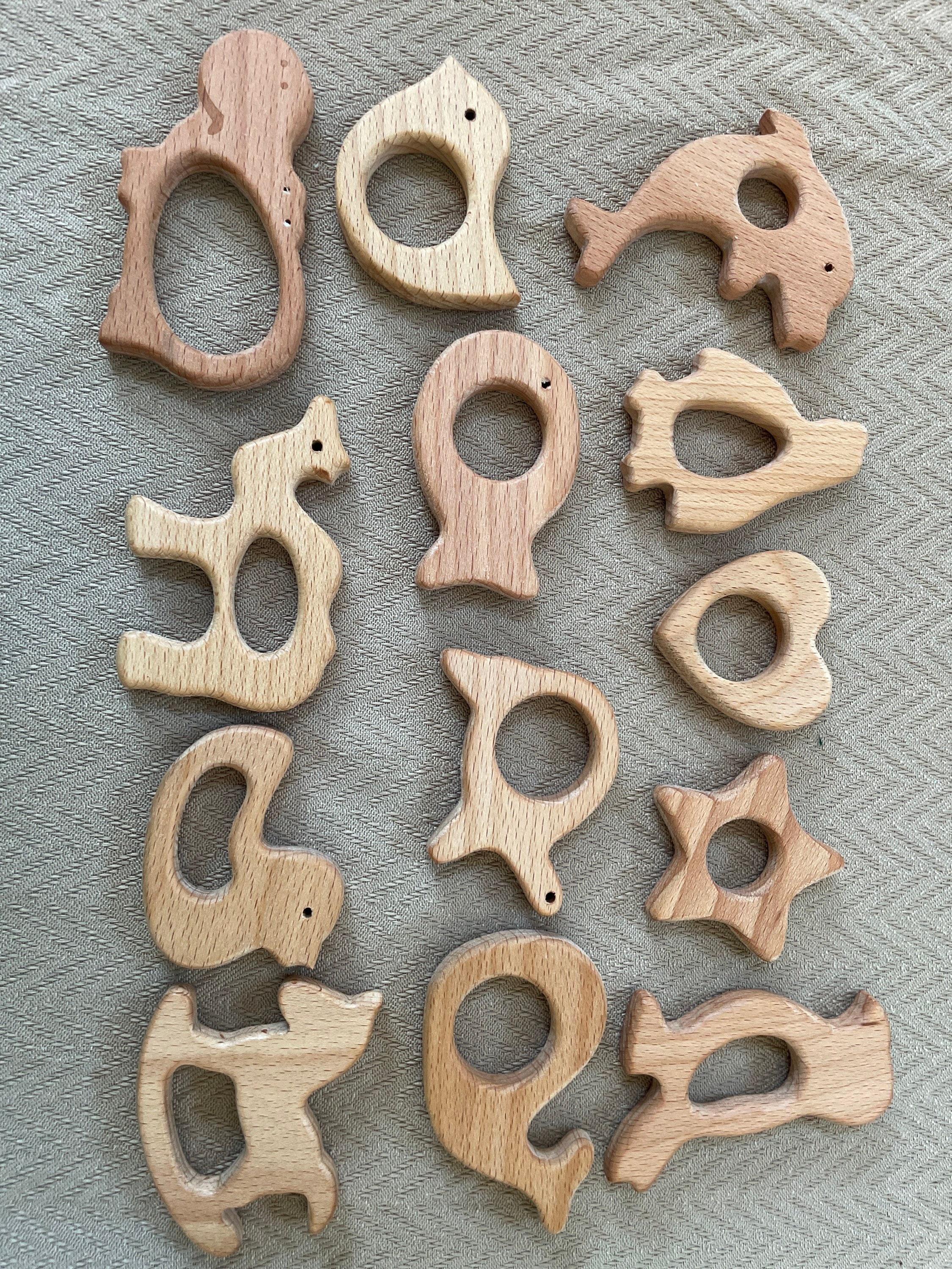 Macrame and Wood Baby Rattle Montessori Style Baby Toy - Etsy