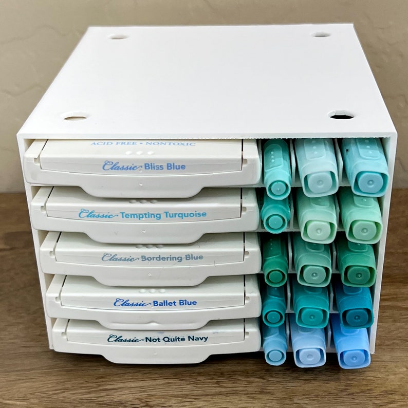 Storage Cube for Older Style Stampin' up Ink Pads and Markers ...