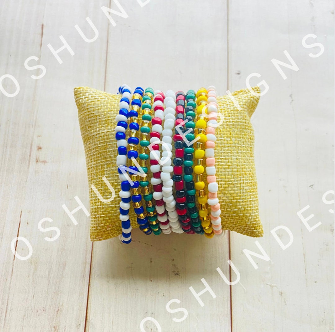 Orisha Santeria Protection Bracelets, Elegua, Yemaya, Oshun ,obatala ...