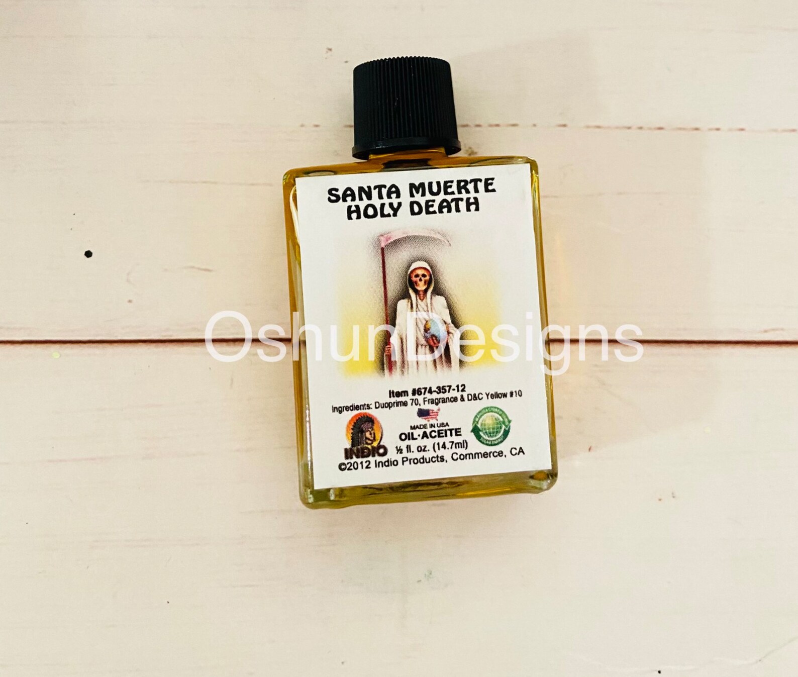 Holy Death Oil Aceite De La Santa Muerte Aceites Para Velas - Etsy