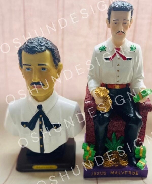 Malverde Statue// Jesus Malverde Statue // Mexican Statues - Etsy UK