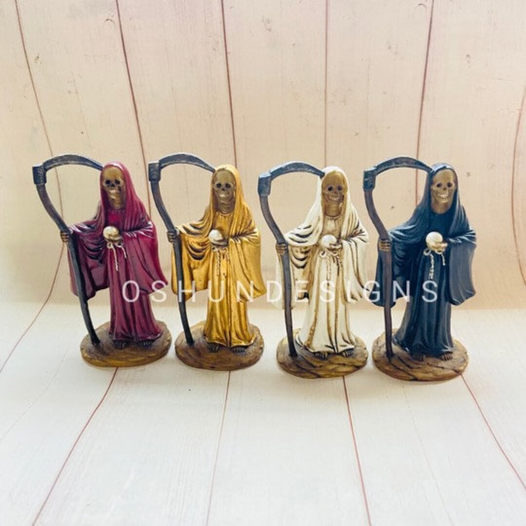 5inch Holy Death Statue// Protection Statue// Santa Muerte Estatua ...