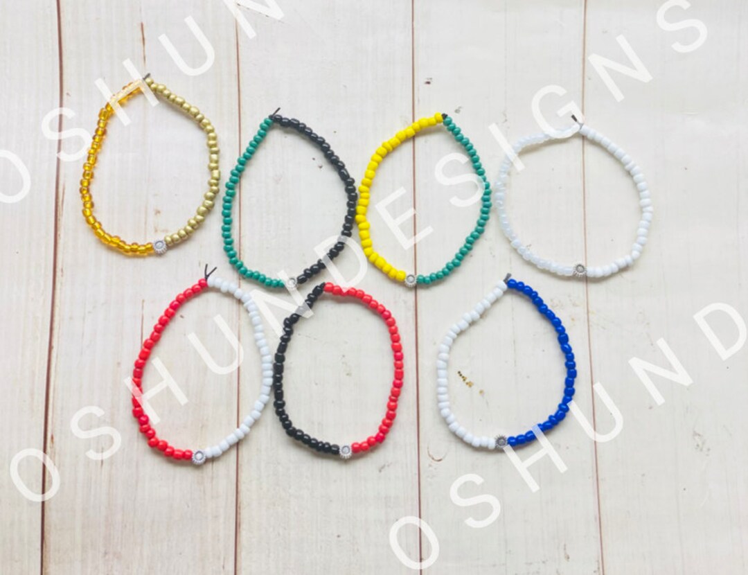 Orisha Santeria Protection Bracelets, Elegua, Yemaya, Oshun ,obatala ...