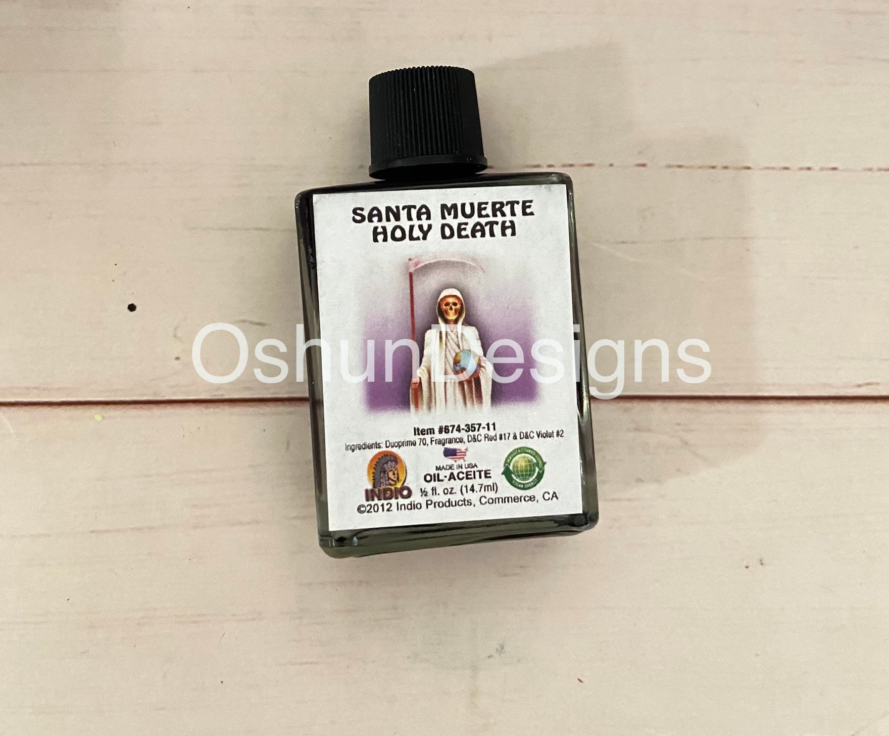 Holy Death Oil Aceite De La Santa Muerte Aceites Para Velas - Etsy