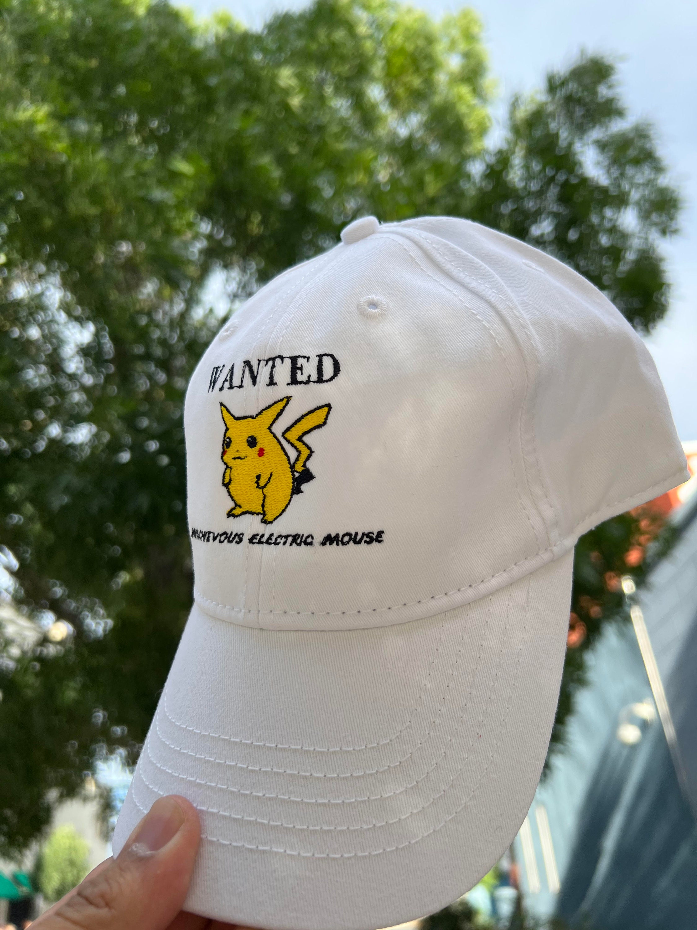 Wanted Pikachu Dad Hat - Etsy