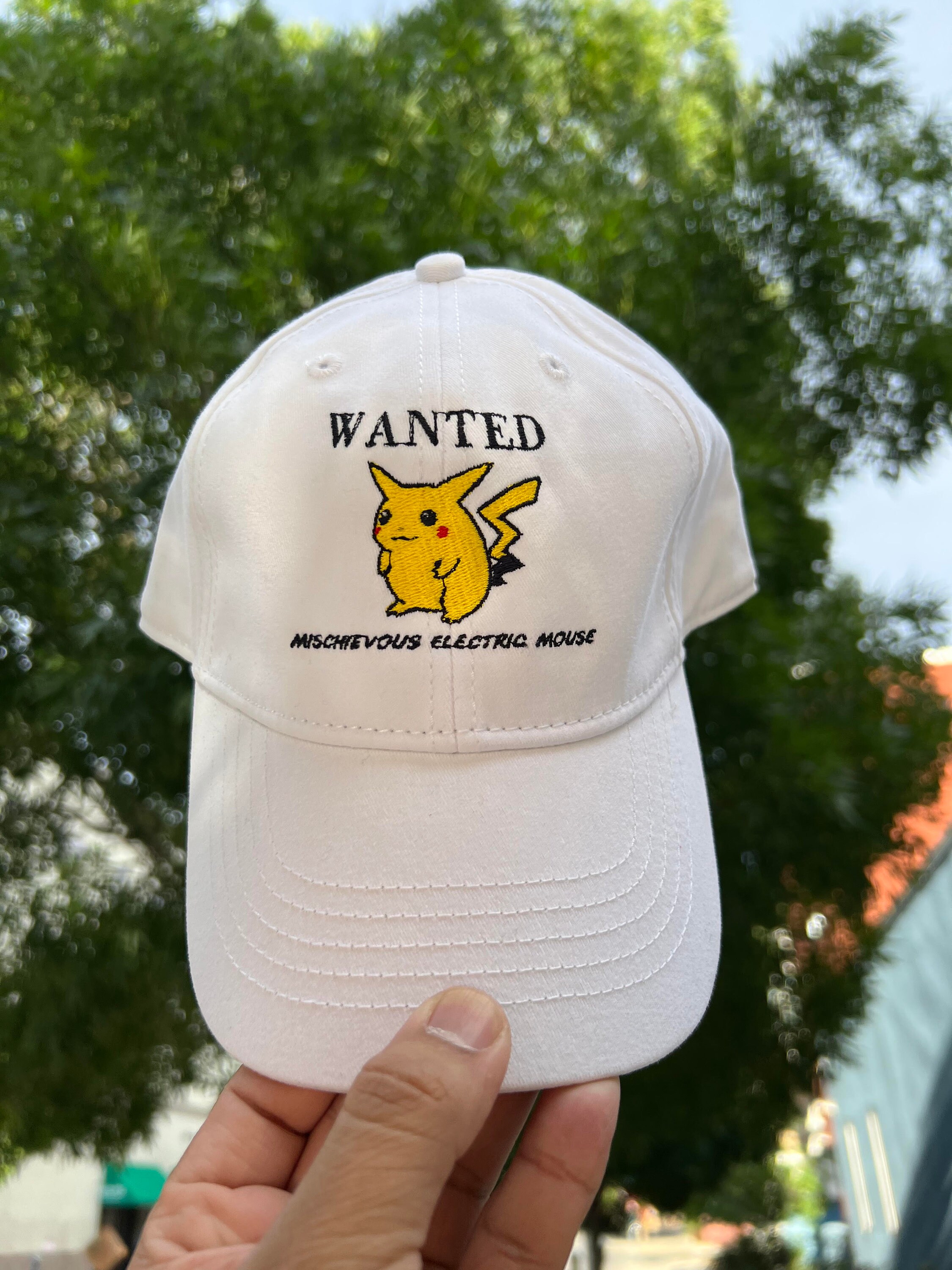 Wanted Pikachu Dad Hat - Etsy