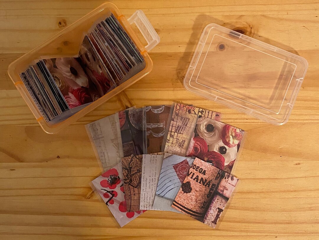 100 Envelope Challenge Box Vintage Treasures, Cash Envelope Kit, Mini ...