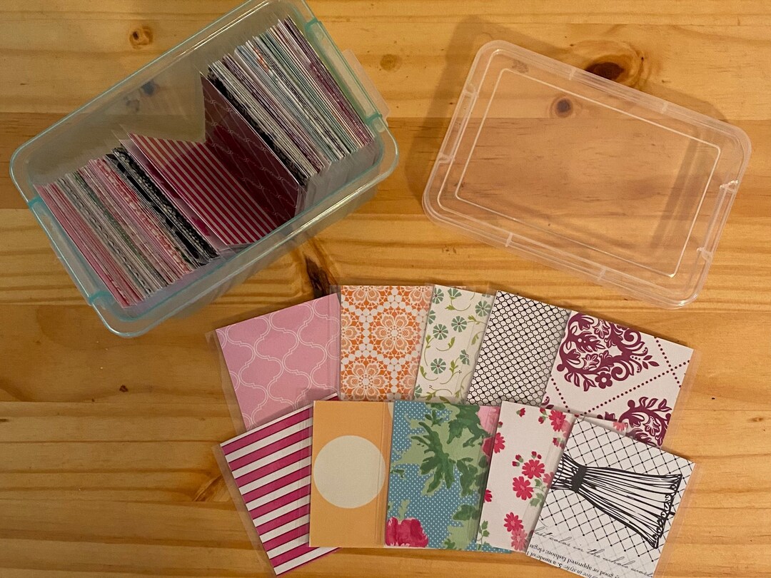 100 Envelope Challenge Box Modern Millinery, Cash Envelope Kit, Mini ...