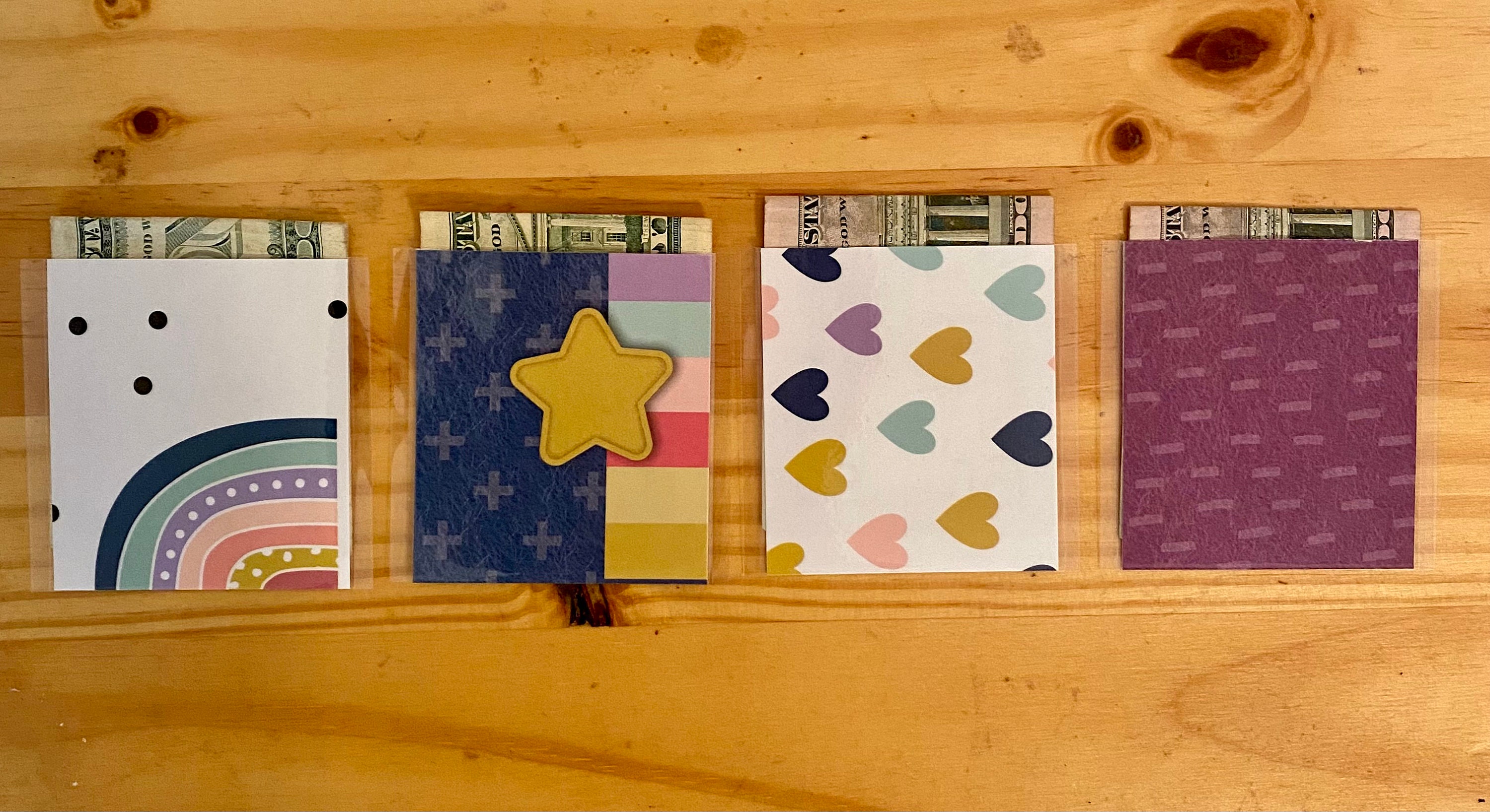 100 Envelope Challenge Box Oh Happy Day, Cash Envelope Kit, Mini Cash ...