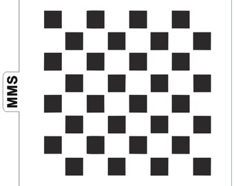 Checkerboard Stencil - Etsy UK