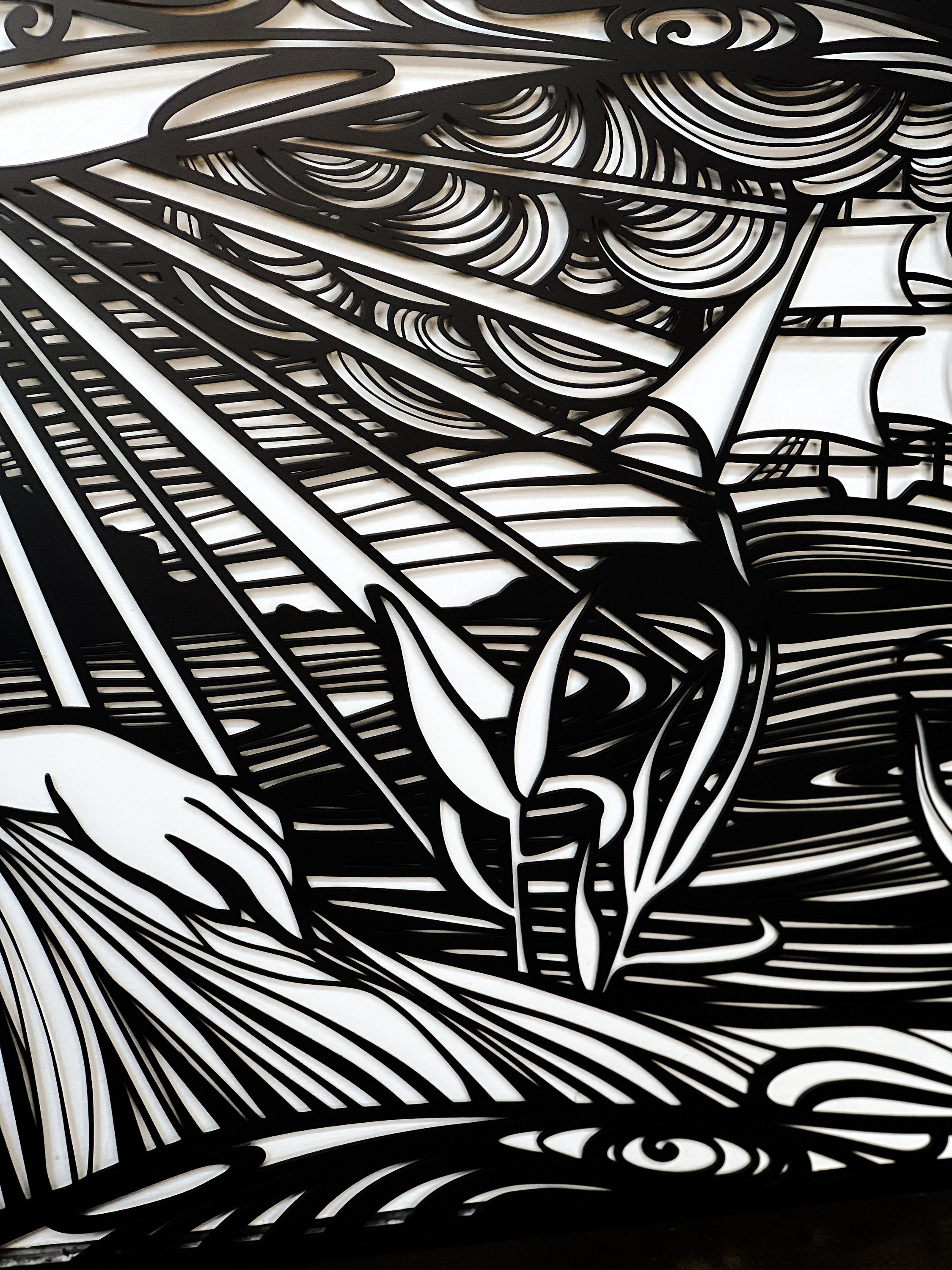 Calm Seas Horizon Metal Cut Panel - Etsy