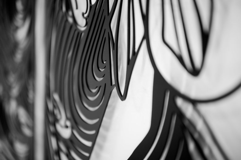 Nouveau Triptych Metal Panels Wall Art - Etsy Australia