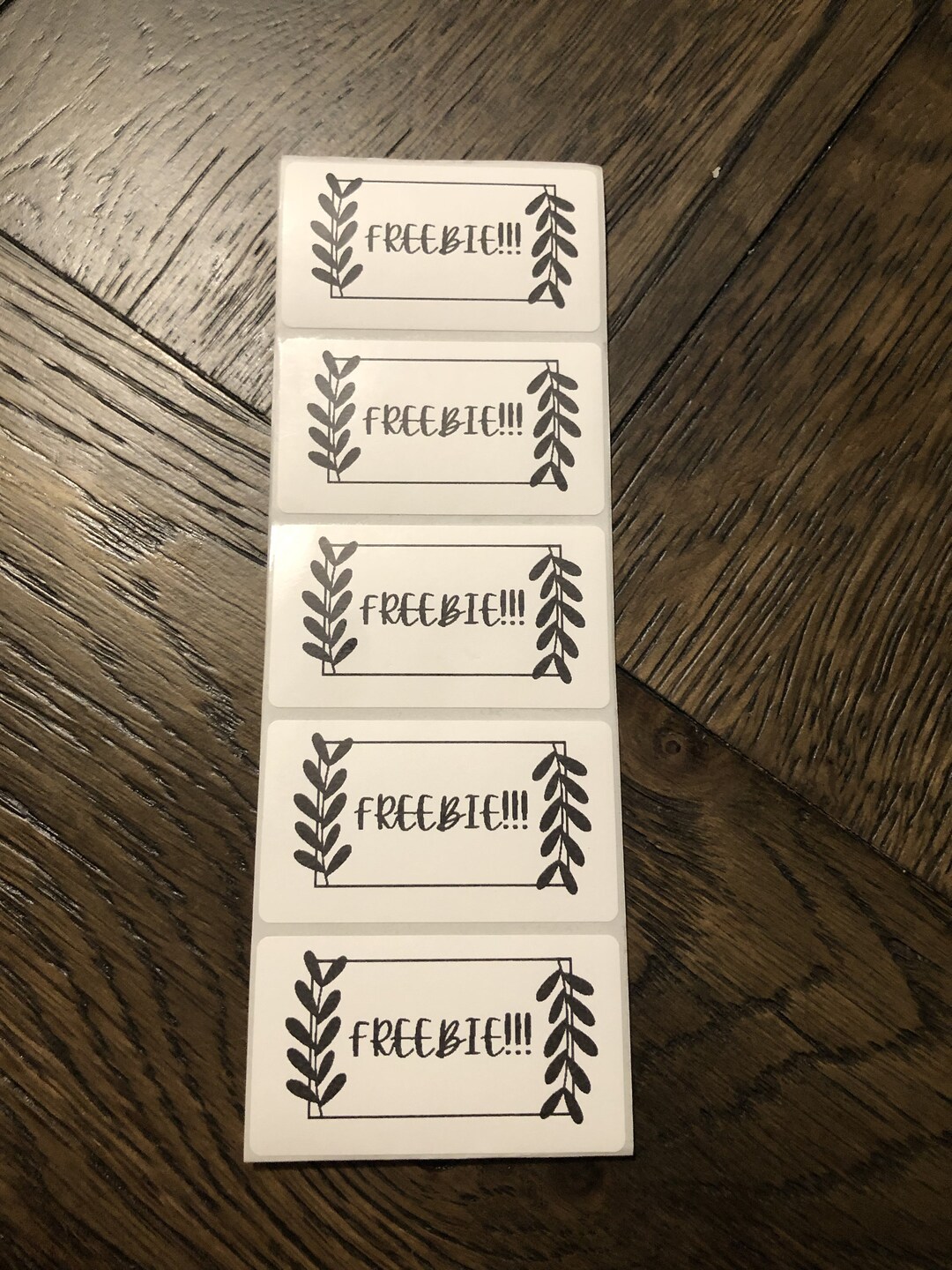 Freebie Packaging Stickers - Etsy