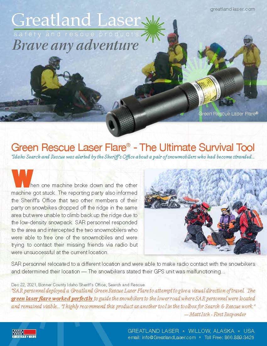 Rescue Laser Flare® Green Emergency Signaling Device - Etsy