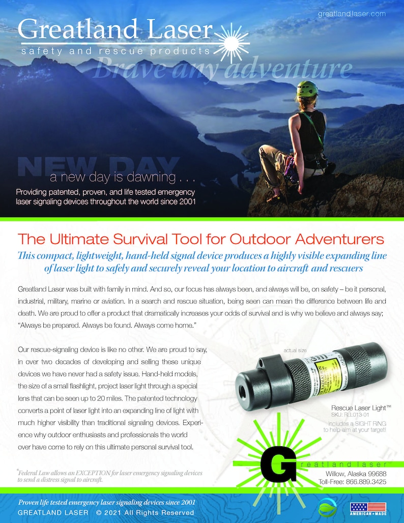 Rescue Laser™ Light Emergency Signaling Device - Etsy