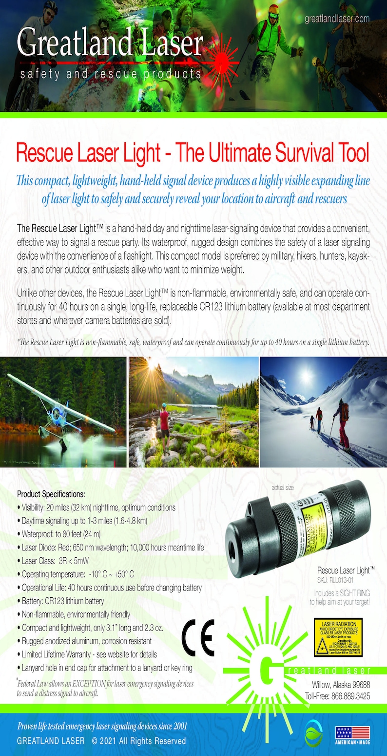 Rescue Laser™ Light Emergency Signaling Device - Etsy