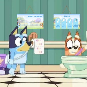 Bluey Potty Training Printable - Etsy