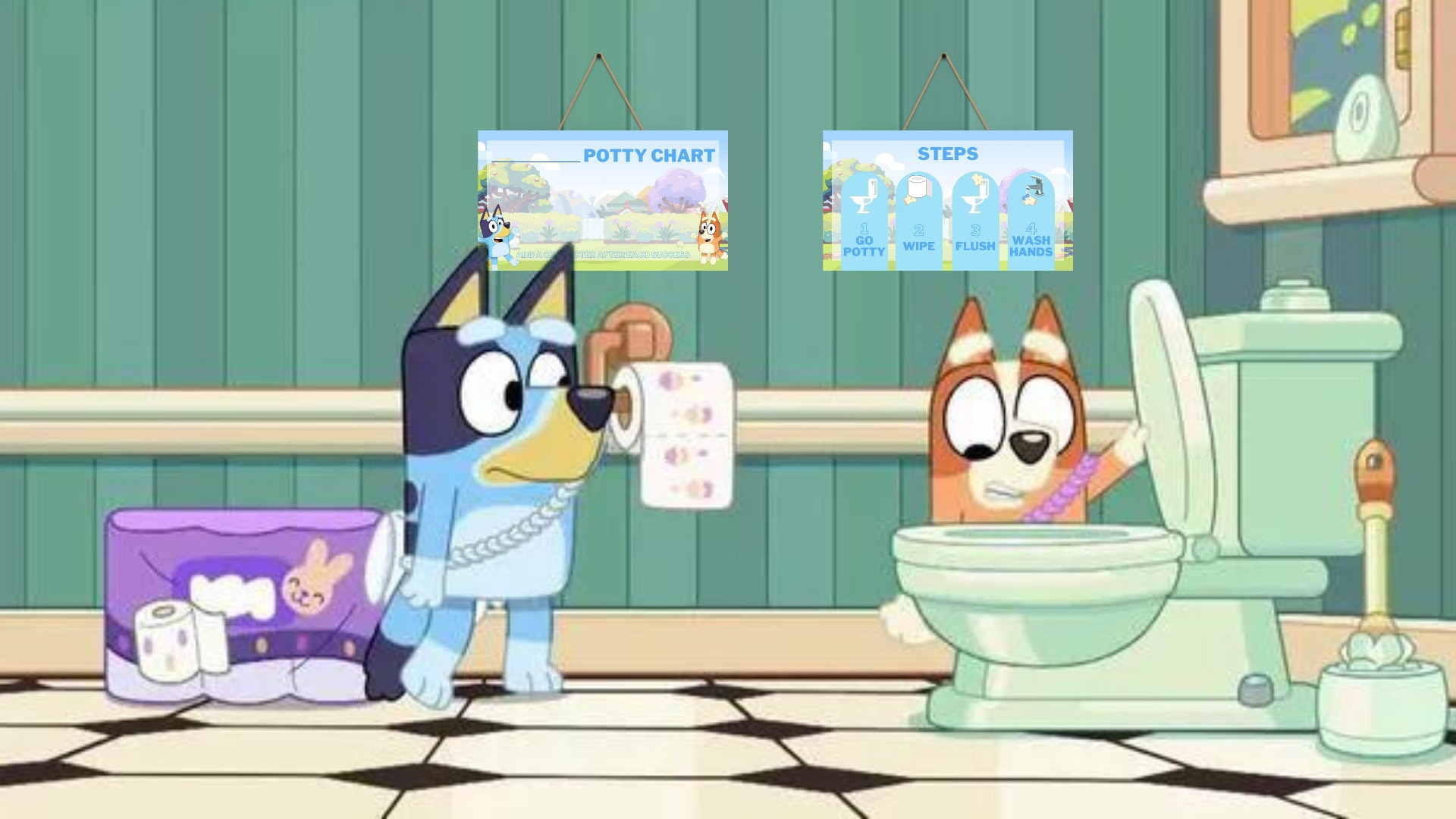 Bluey Potty Training Printable - Etsy Finland