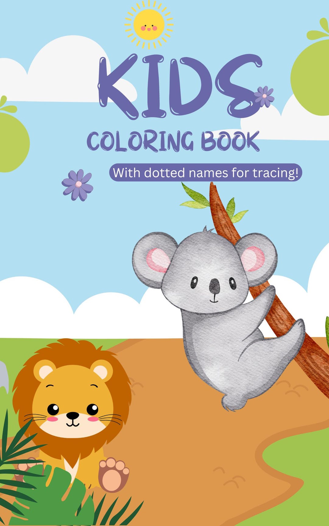 Baby Animals Coloring Book - Etsy