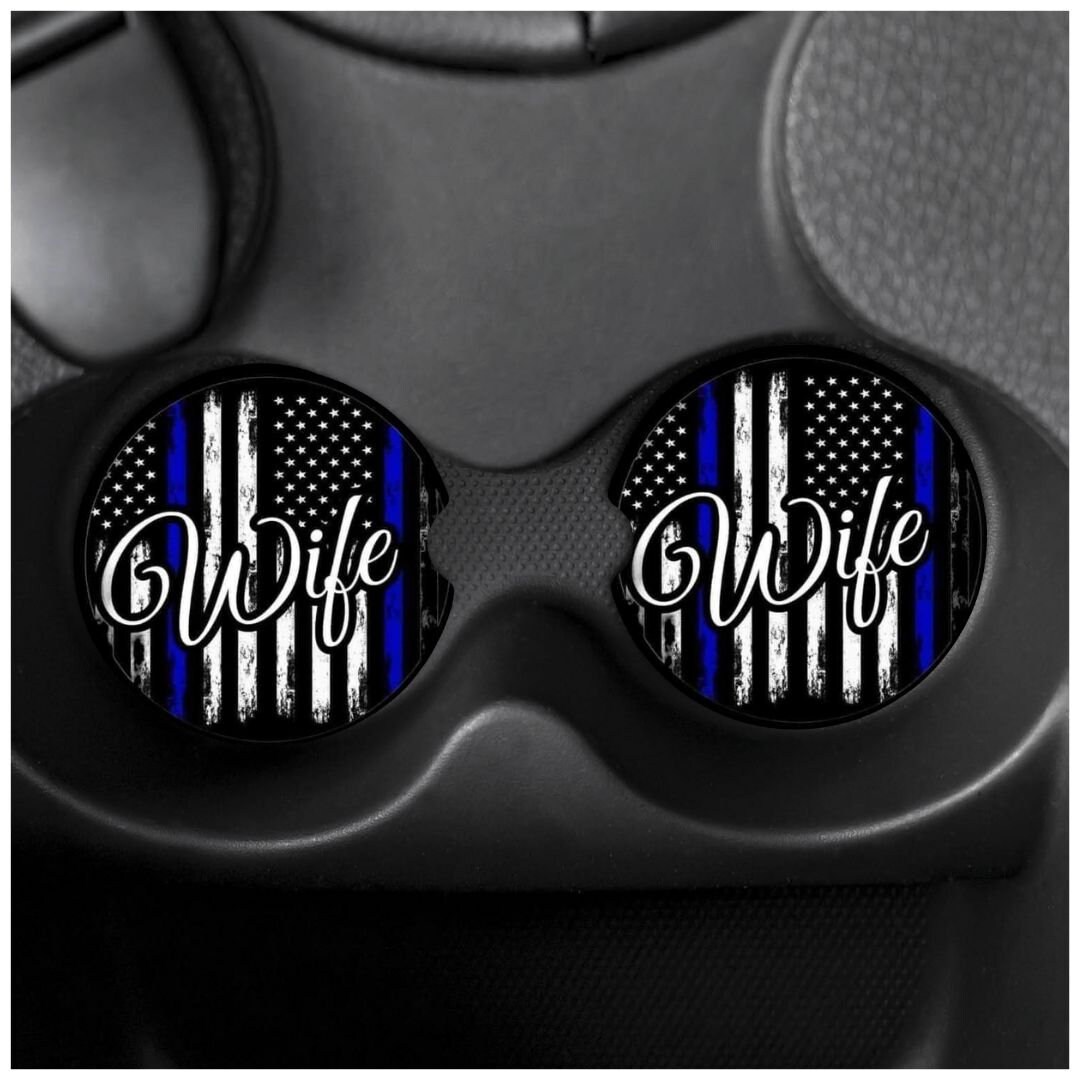 Police Wife Car Coasters - Etsy