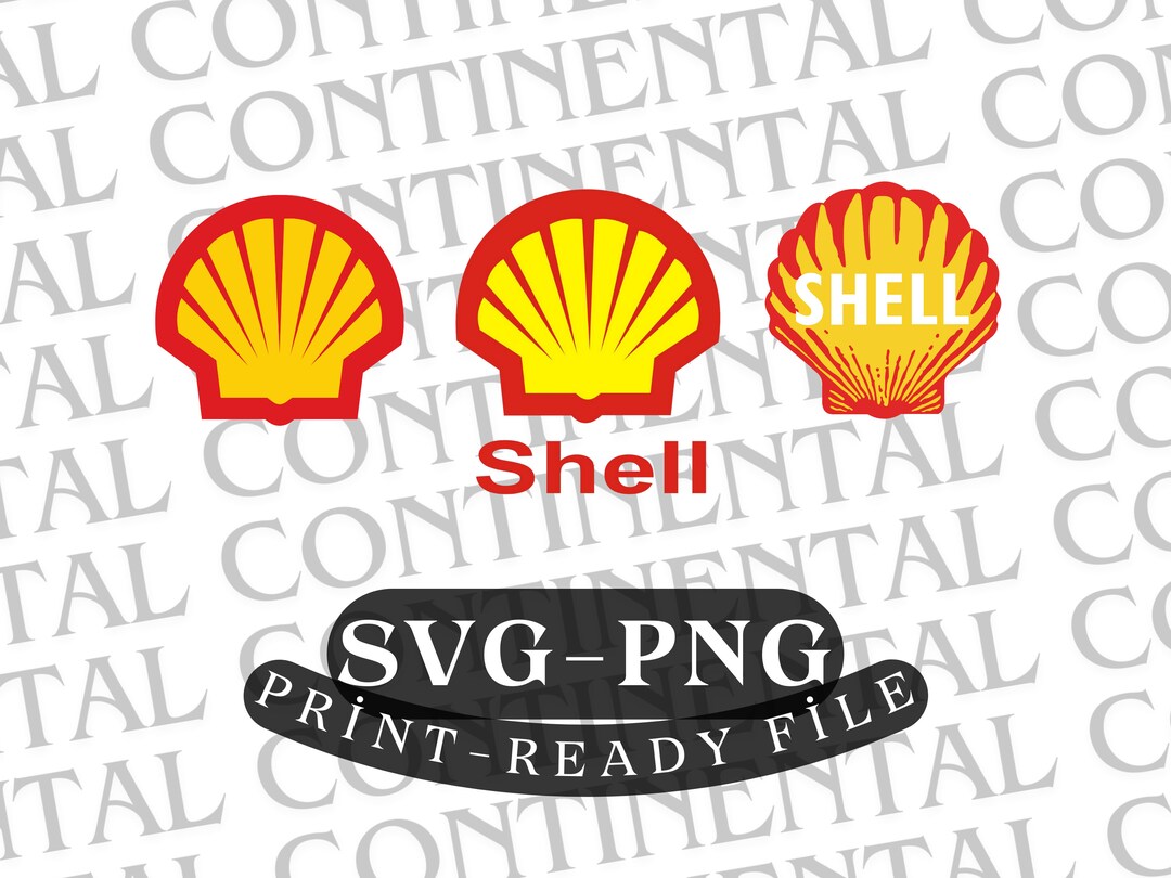 Shell Fuel Station Logo Shell Logo Seashell Logo Royal - Etsy