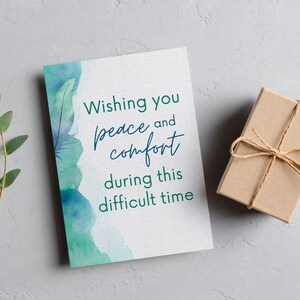 Sympathy Gift Tag | Sympathy Gift Printable | Condolence Gift Tag ...