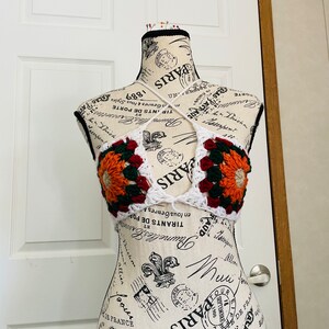 Crochet Granny Square Bralette - Etsy