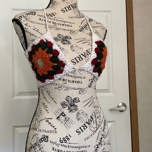 Crochet Granny Square Bralette - Etsy