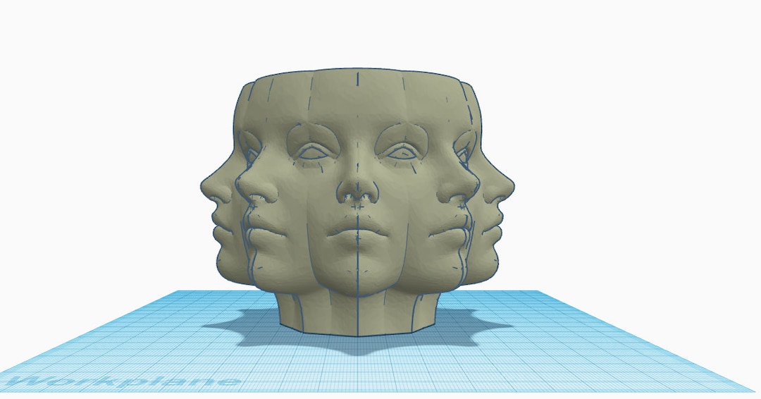 Polyface Planter STL File for 3d Printing - Etsy