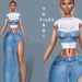 IMVU Margo Outfit // Polygon Body Mesh / Lalov Shoe Mesh - Etsy