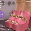 IMVU MESH FILE: Strappy Heels With Removable Socks - Etsy