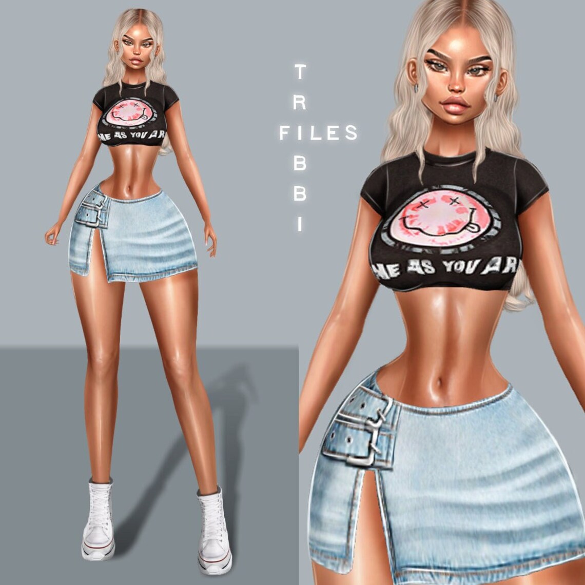 IMVU Retta Outfit // Polygon Body Mesh / Lalov Shoe Mesh - Etsy IMVU Retta Outfit // Polygon Body Mesh / Lalov Shoe Mesh - Etsy