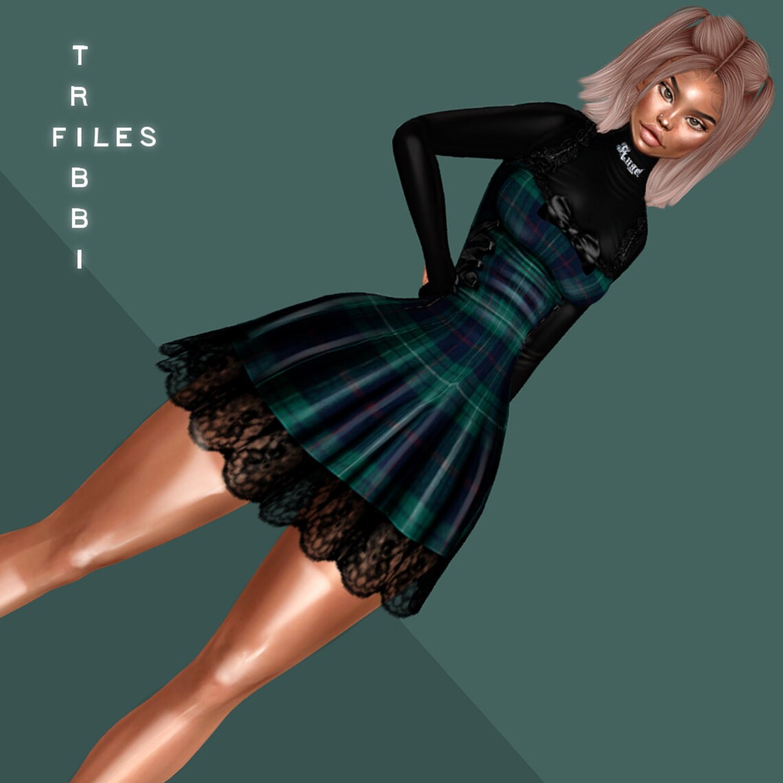 Free IMVU Willow Mismatched Set // Wiing Dress Mesh / Bibirasta Boot ...