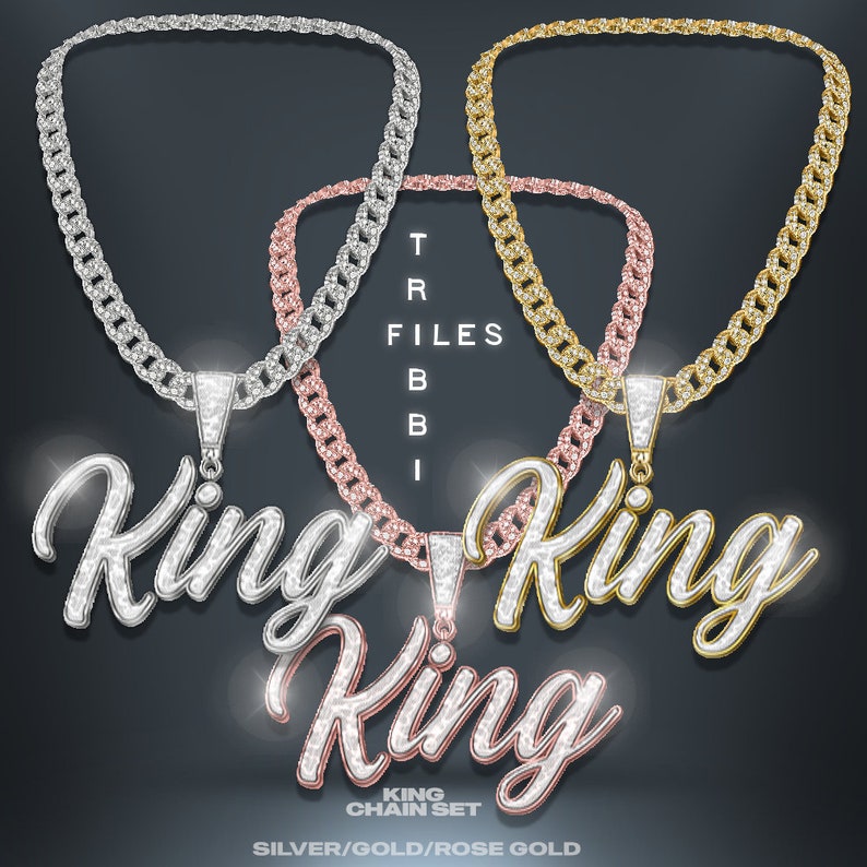 IMVU Trendy Bling Bling Chains // Dutty3d Mesh - Etsy