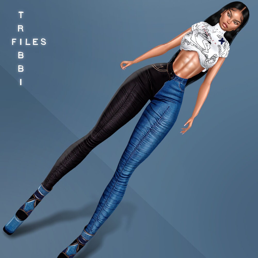 IMVU Mala Outfit // Aquarianprincess Top Mesh // Sis3d Bottom Mesh ...