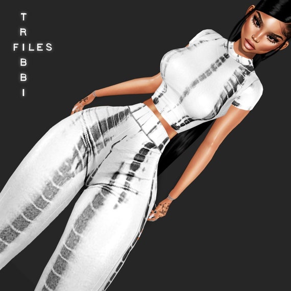 IMVU Trippy Baby Outfit // Sis3d Top & Bottom Mesh / Esmea | Etsy