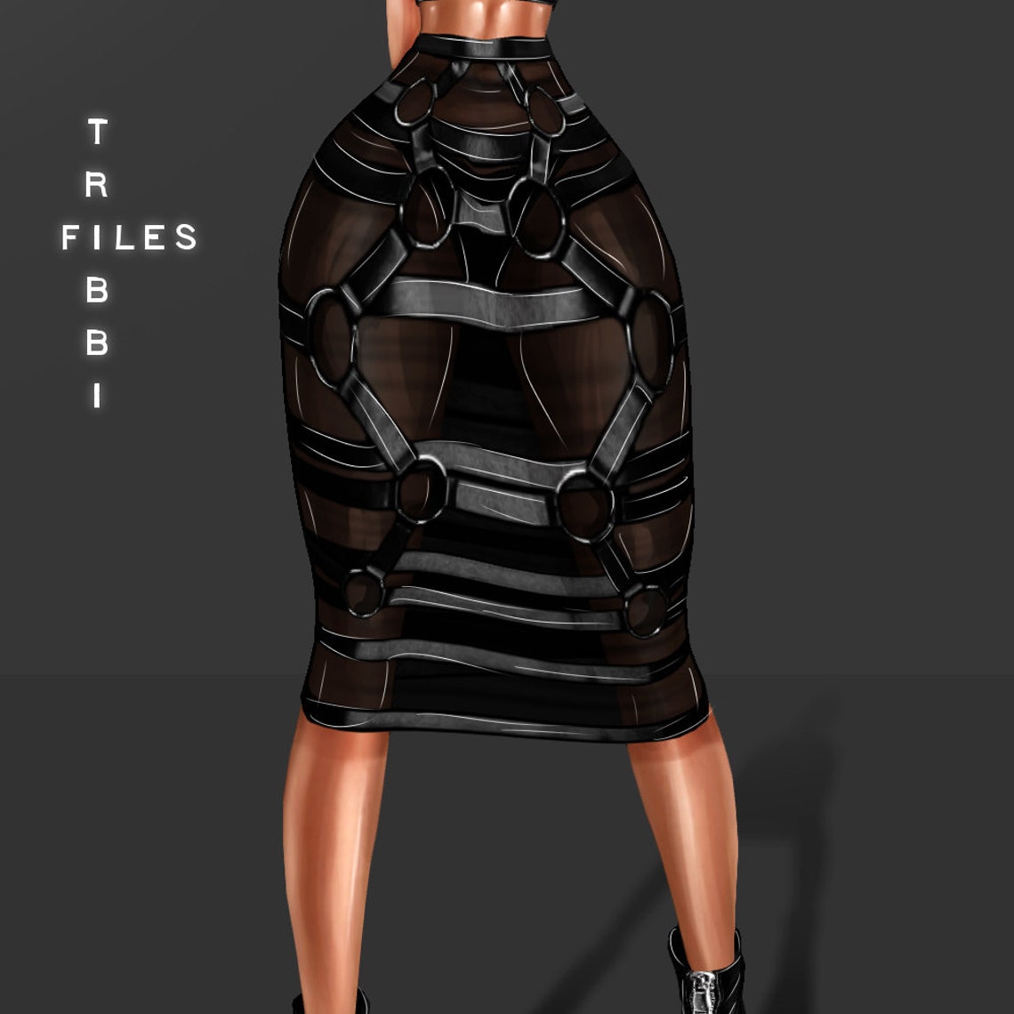 IMVU Traitor Outfit // Top & Skirt Sis3d Meshes / Boots Faithshaw Mesh ...
