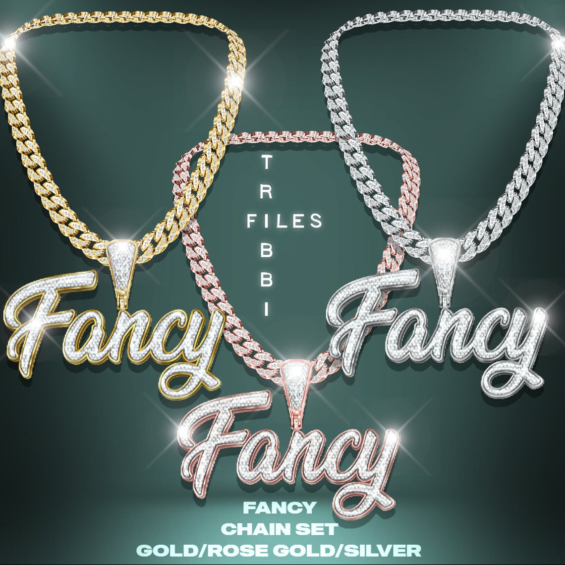 IMVU Trendy Bling Bling Chains 2 // Dutty3d Mesh - Etsy