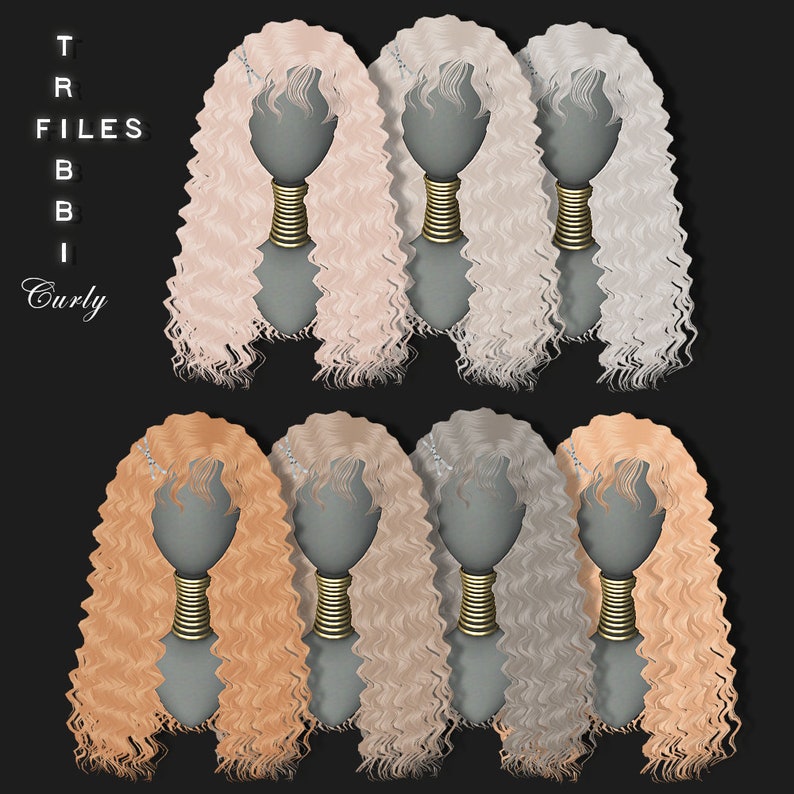 IMVU Precious Lites - Hair Textures - Complete File With Everything You ...