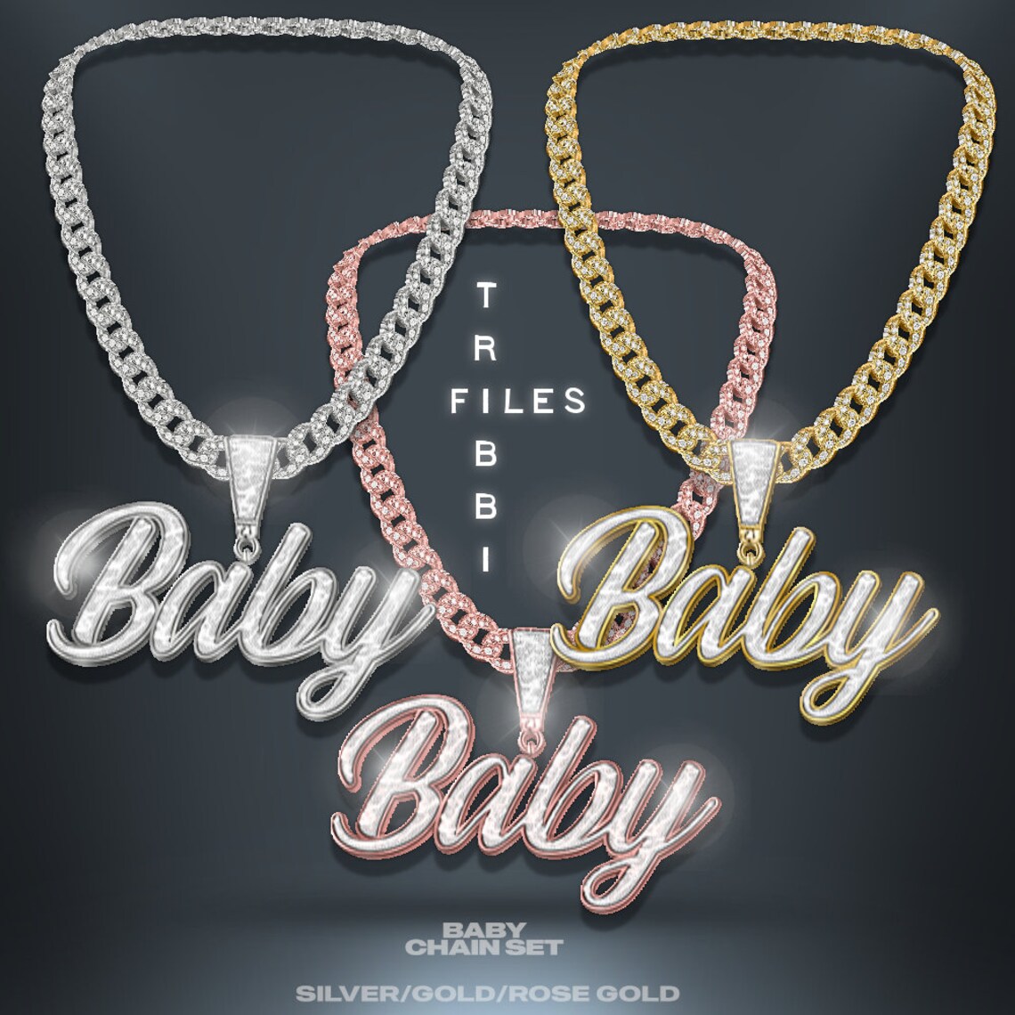 IMVU Trendy Bling Bling Chains // Dutty3d Mesh - Etsy